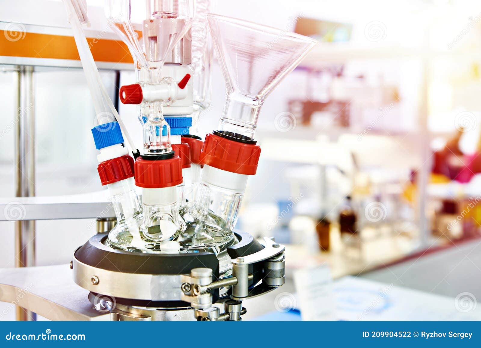 Jacketed lab reactor stock photo. Image of liquid, production - 209904522