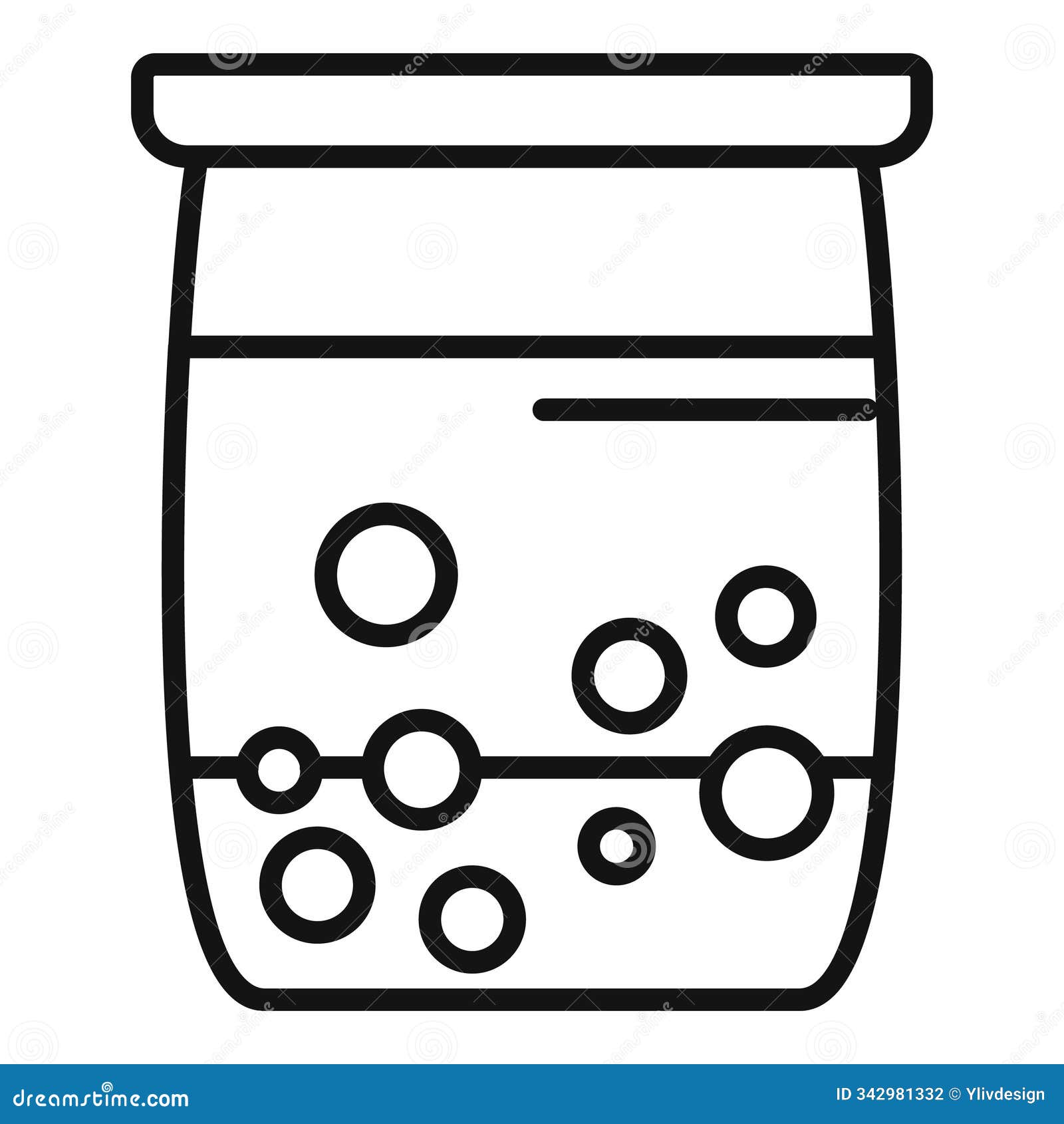 Chemical Jar Bubbling Experiment In Laboratory Vector Illustration ...