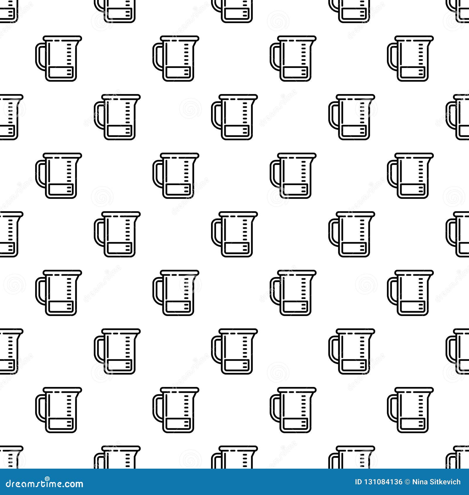 Chemical Jug Pattern Seamless Stock Vector - Illustration of ...