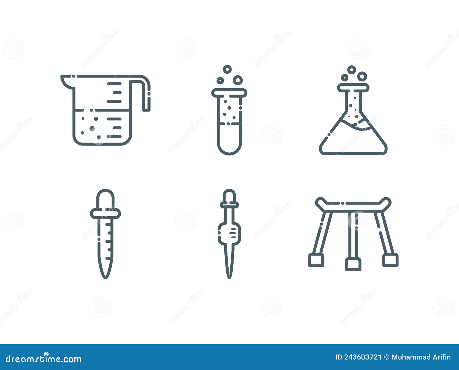 Outline Set Of Chemistry Lab, Chemistry Experiment And Augmented ... Outline Set Of Chemistry Lab, Chemistry Experiment And Augmented ...