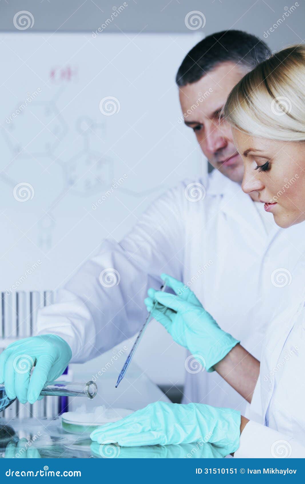 Chemical lab stock image. Image of people, mask, glass - 31510151