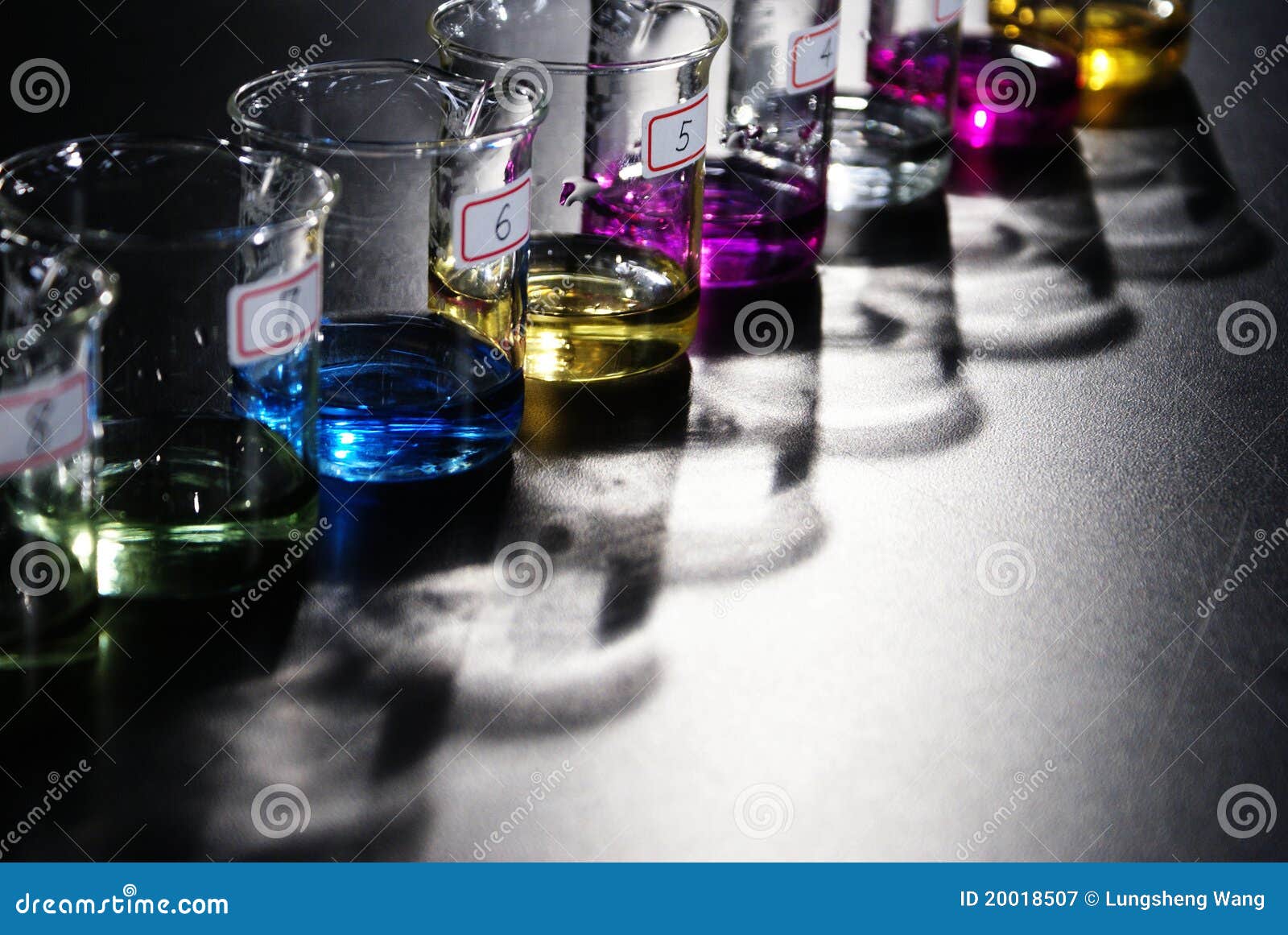 Chemical laboratory cups stock image. Image of chemical - 20018507