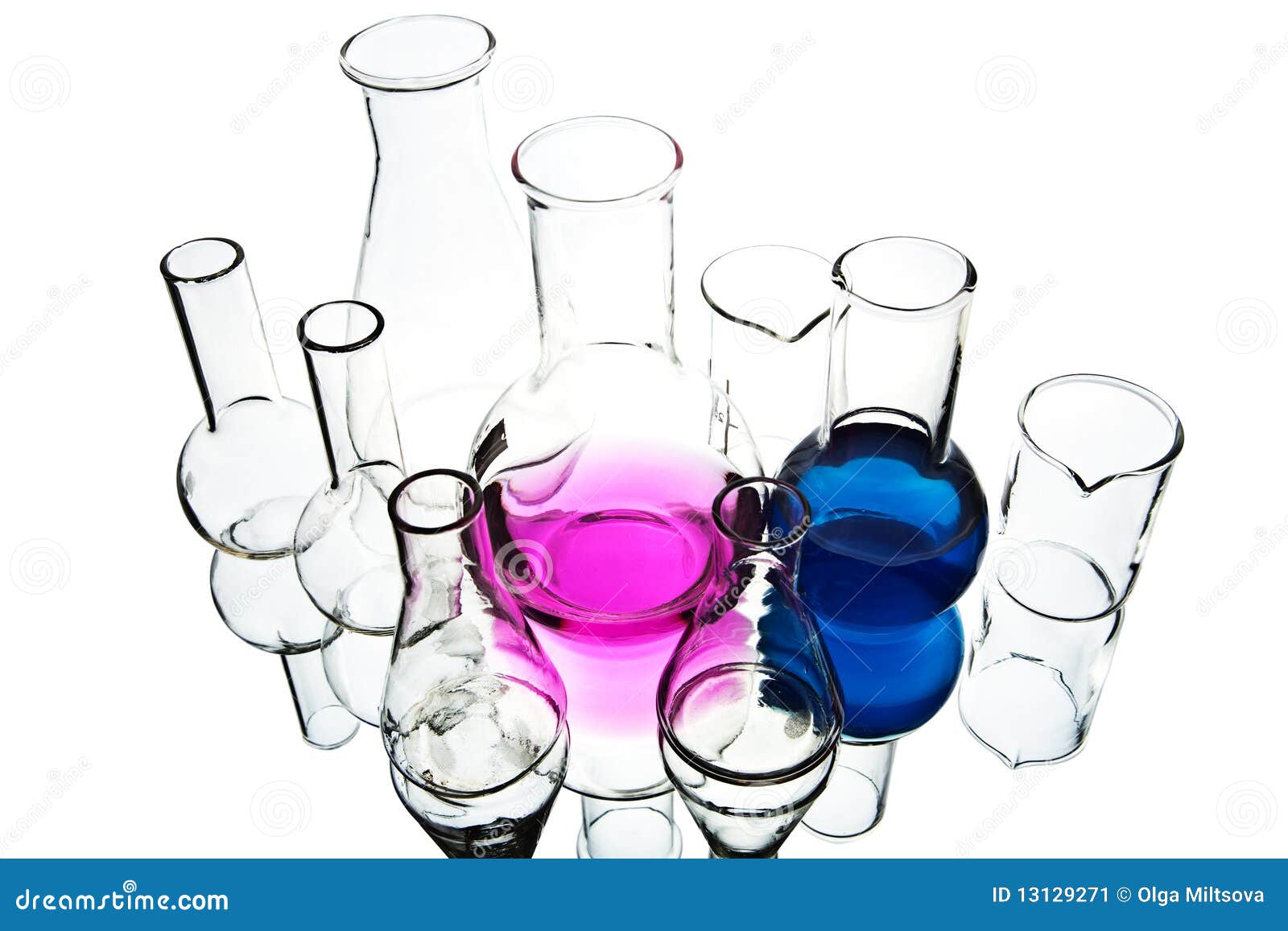 Chemical Laboratory Equipment Isolated Stock Image - Image of isolated ...