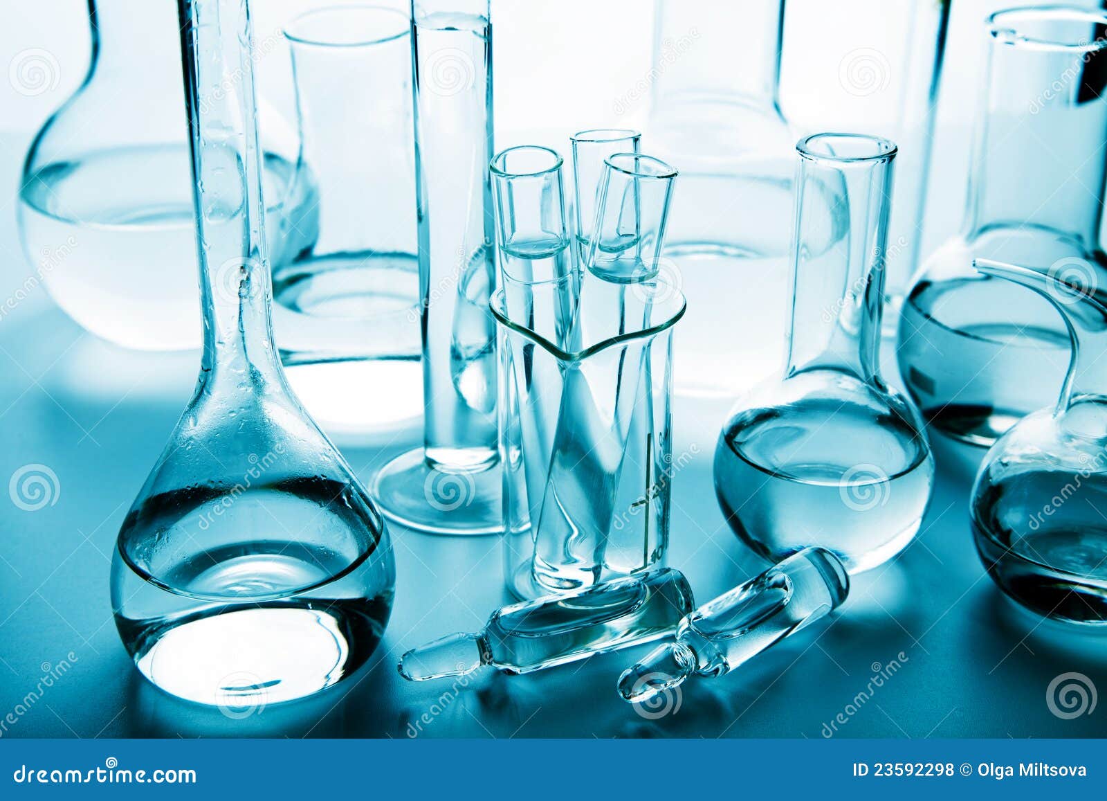 Chemical Laboratory Glassware Stock Photo - Image of pharmacology ...