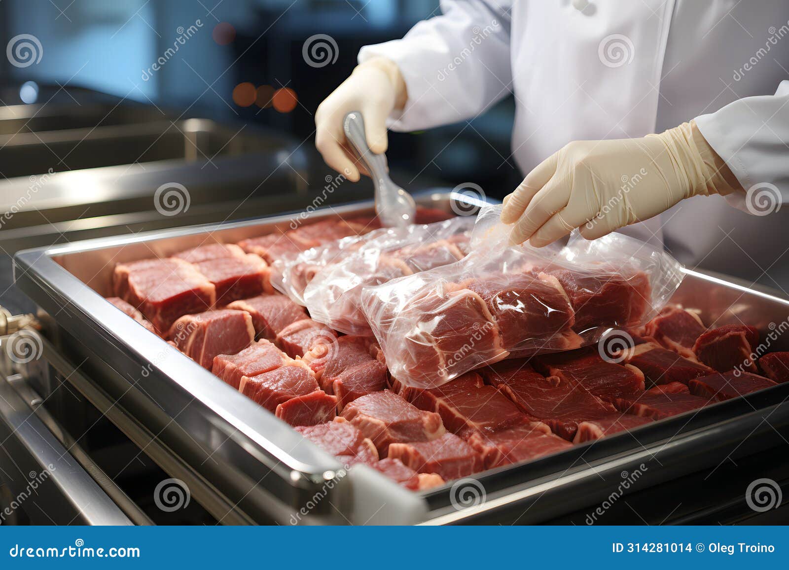 Chemical Laboratory for the Study of Meat and Products. Test Food for ...