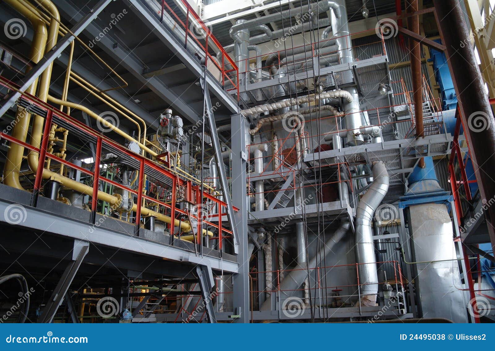 Chemical manufacturing. stock photo. Image of pipes, dusk - 24495038