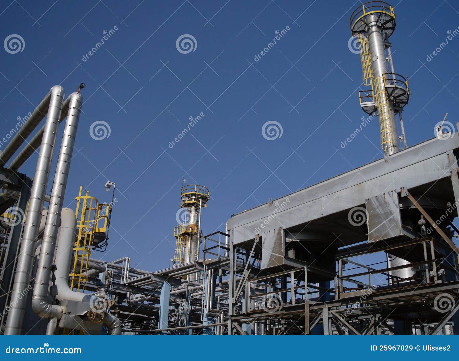 Chemical Manufacturing Plant Construction Stock Photo | CartoonDealer ...