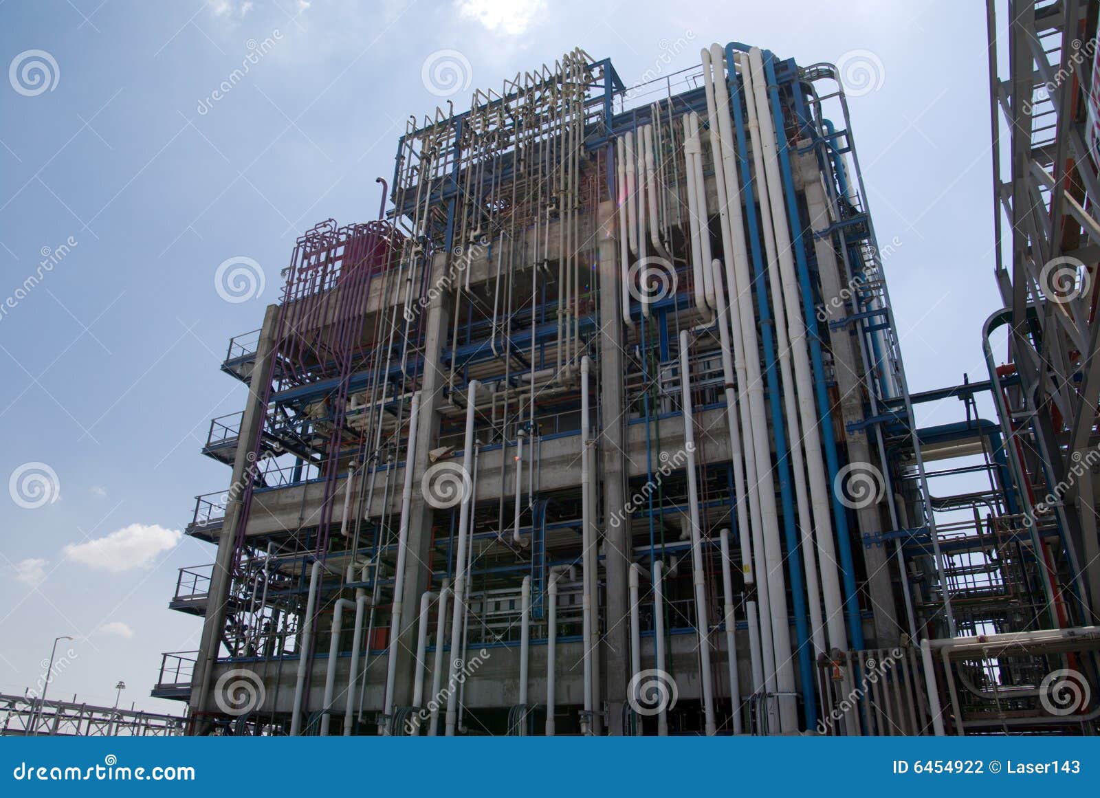Chemical Manufacturing Plant Stock Photo - Image of complexity ...