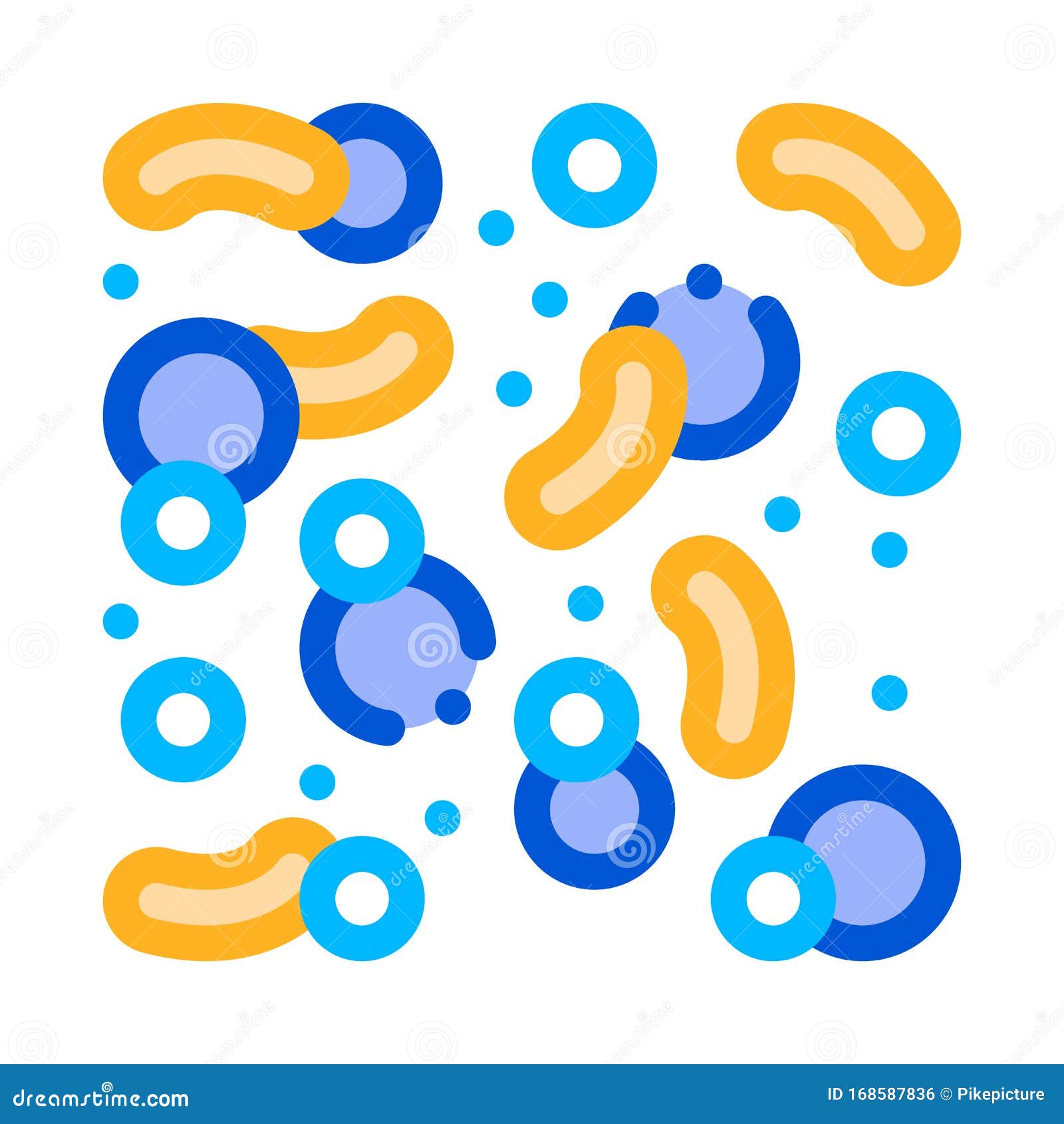 Chemical Microscope Microorganisms Vector Icon Stock Vector ...