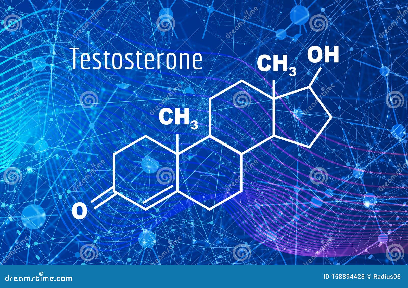 Formula Hormone Testosterone. Stock Illustration - Illustration of sign ...