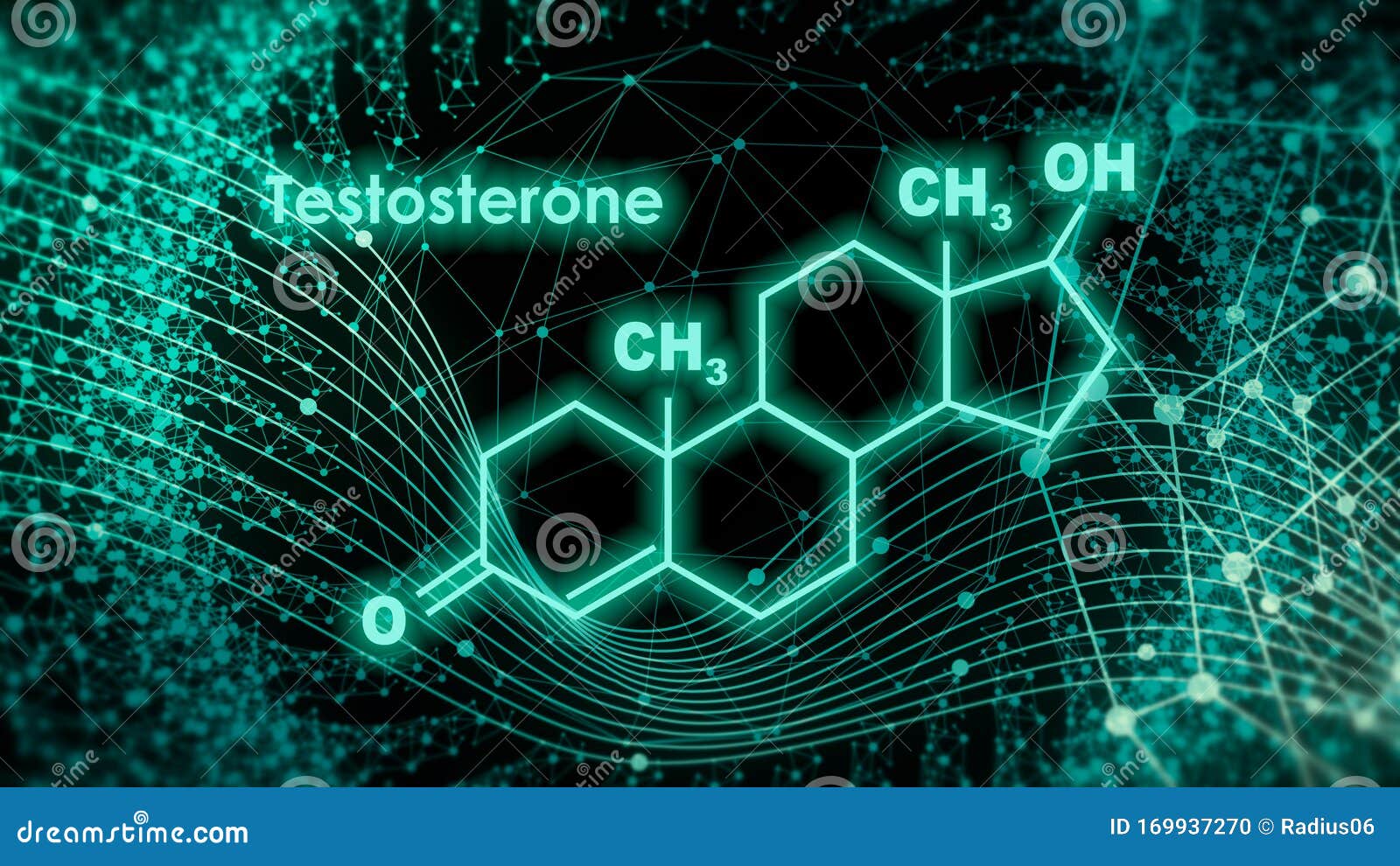 Formula Hormone Testosterone. Stock Illustration - Illustration of ...