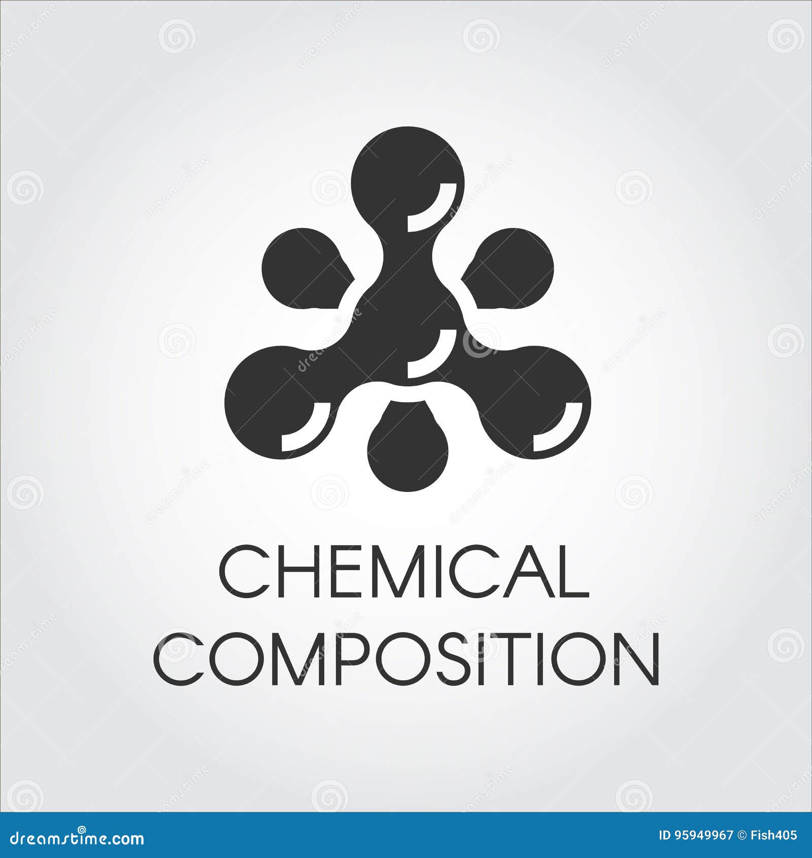 Composition Of Black Plus Icons With White Chemical Compounds ...