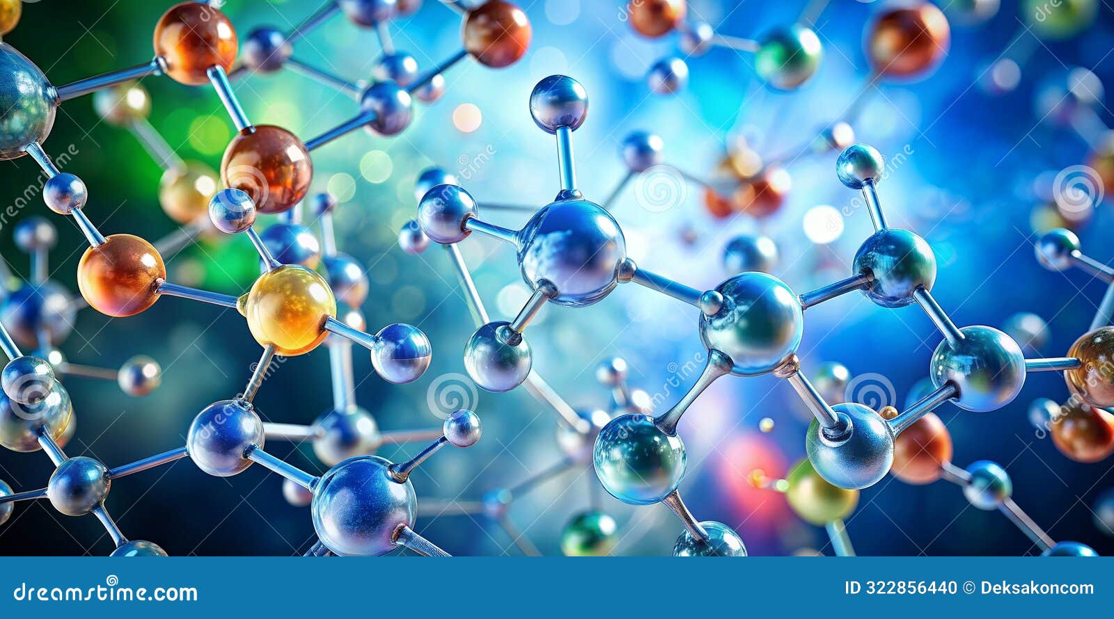 Chemical Molecule Chemical Atom Molecules Creative AI Stock ...