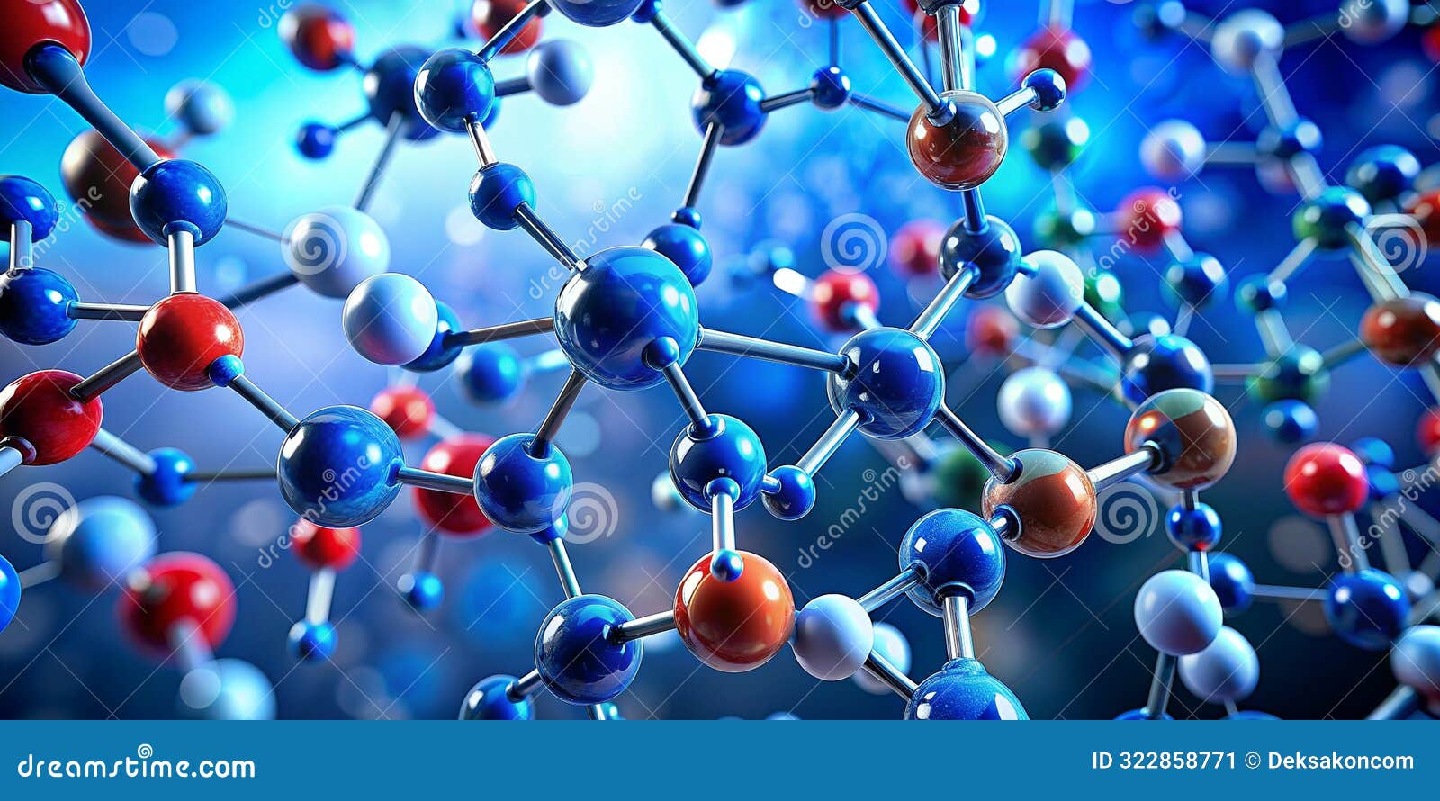 Chemical Molecule Chemical Atom Molecules Generative AI Stock ...