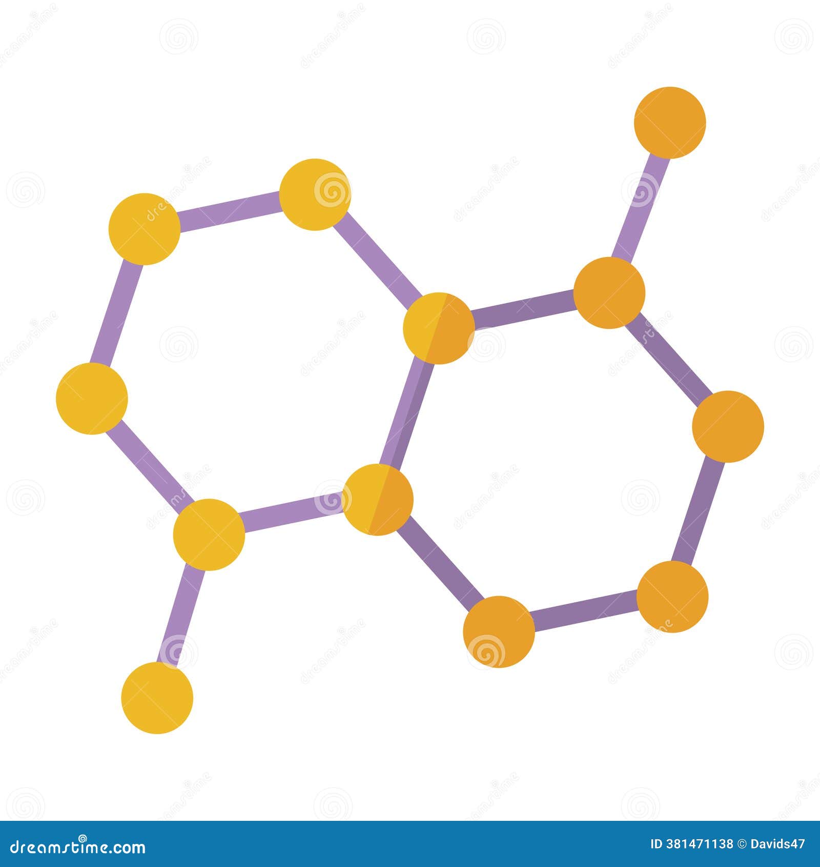 DNA 3D Chemical Molecule Structure Hands Low Poly. Polygonal Triangle ...