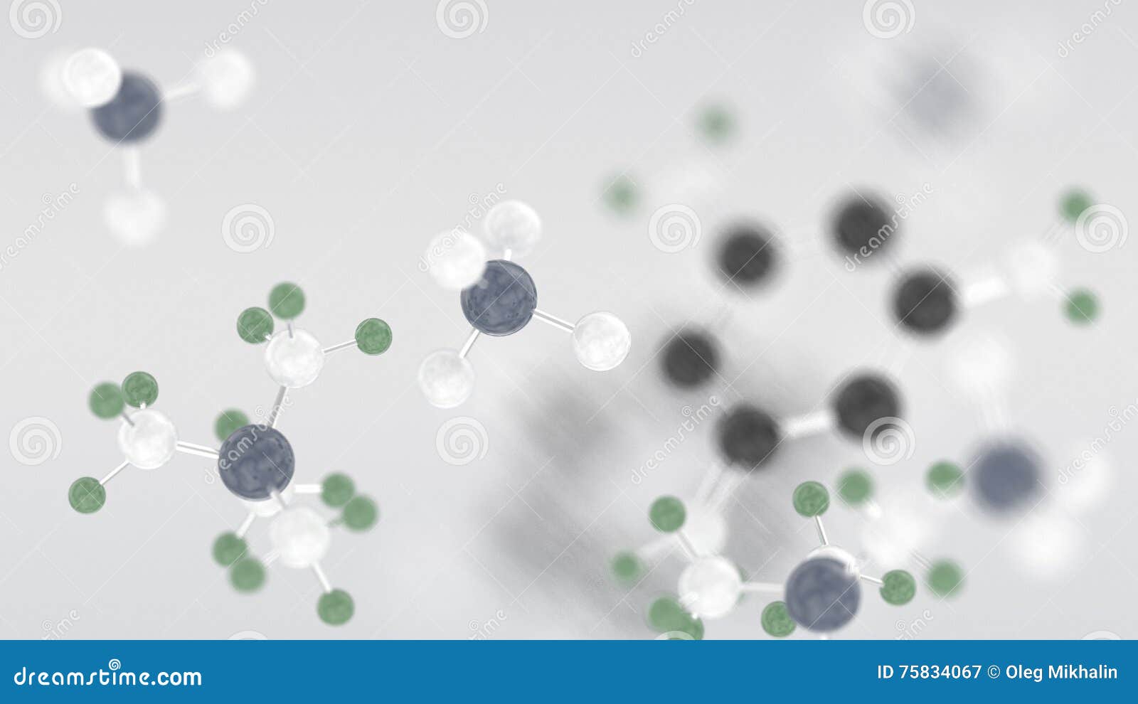 Chemical molecules stock illustration. Illustration of education - 75834067