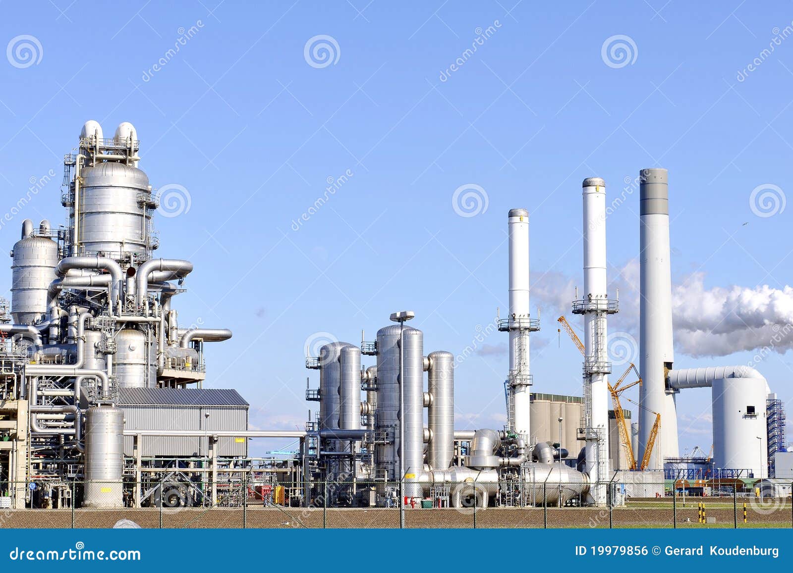 Chemical and oil refinery stock photo. Image of petroleum - 19979856