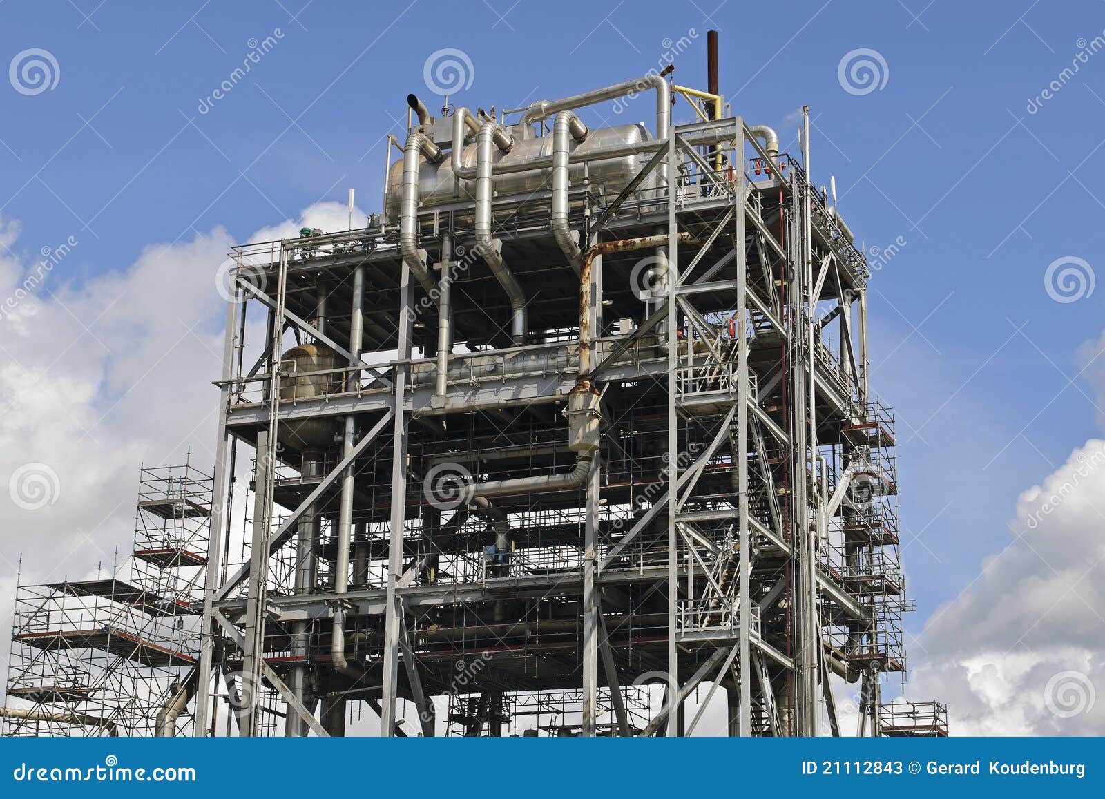 Chemical and oil refinery stock image. Image of chemical - 21112843