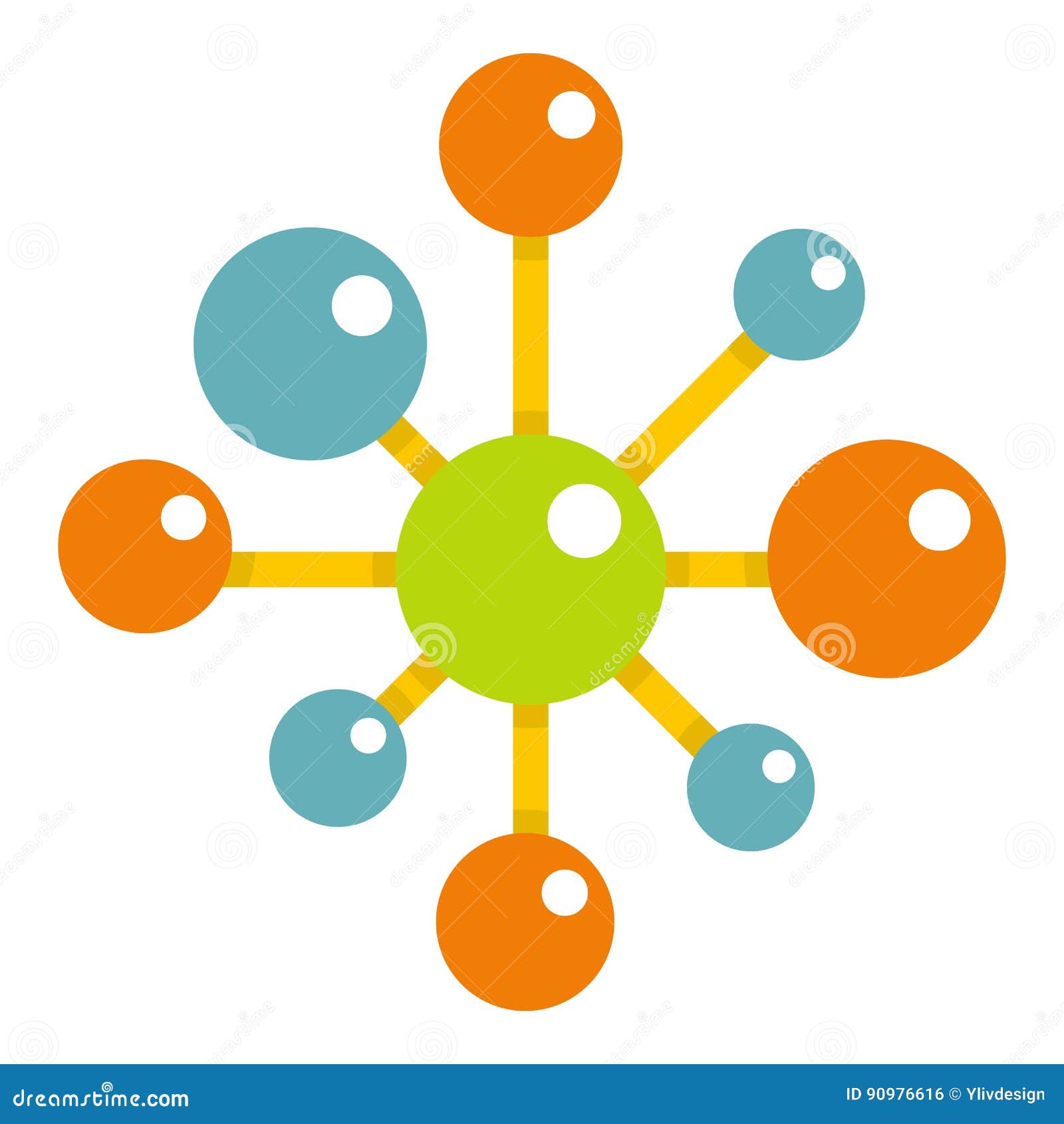 Chemical and Physical Atoms Icon Stock Vector - Illustration of circle ...