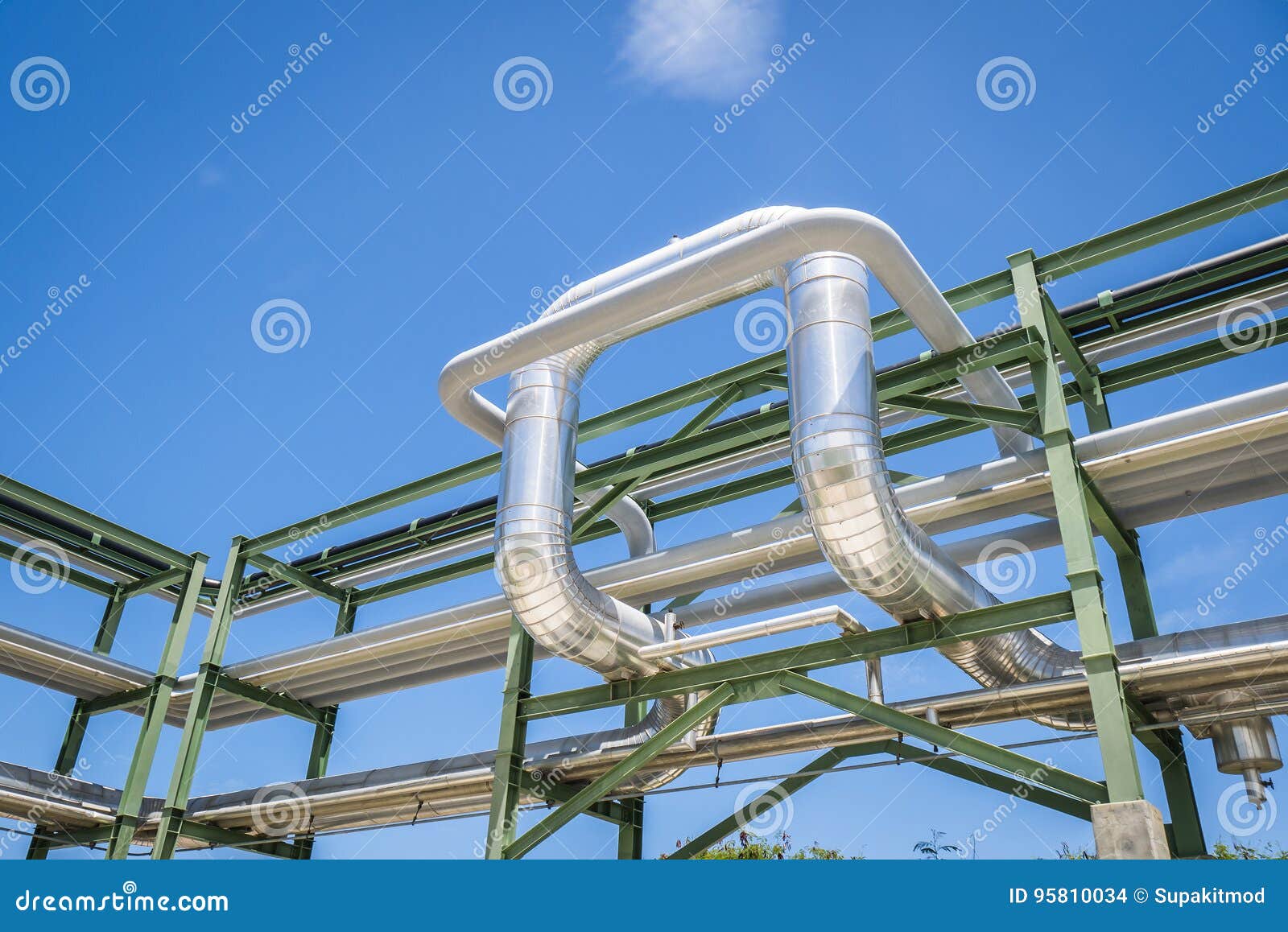 Chemical Pipe Line Transfer Stock Photo - Image of engineering, energy ...