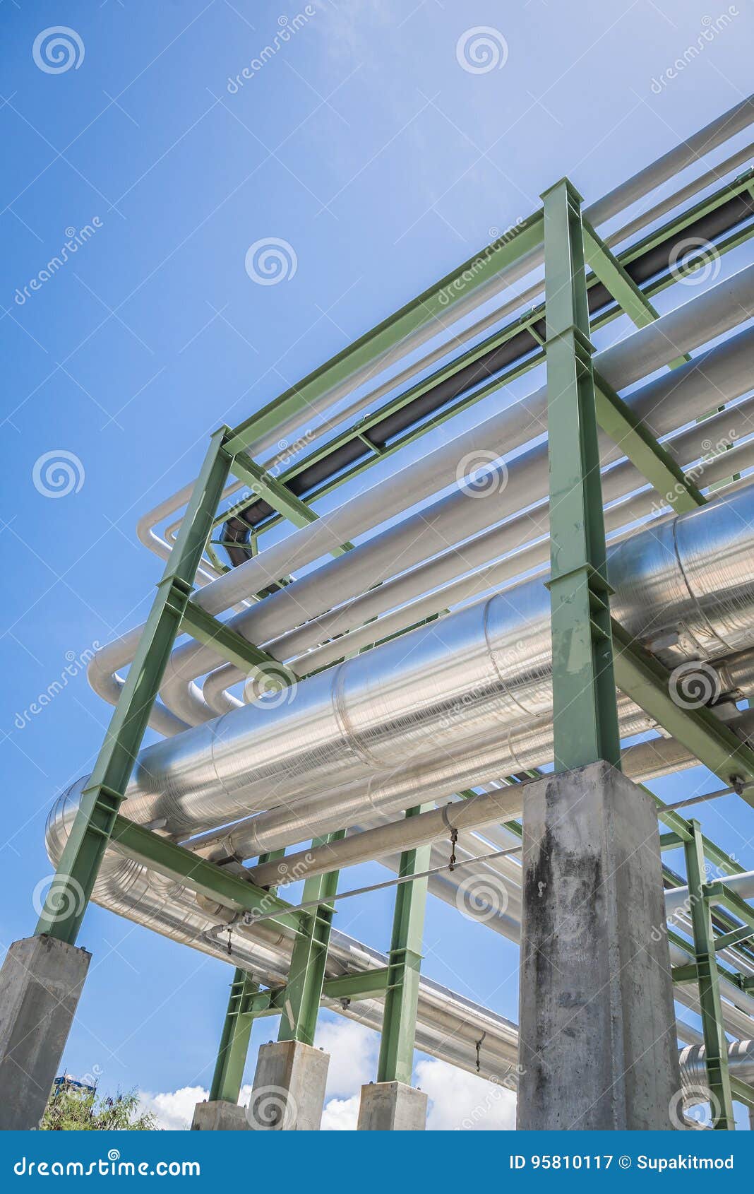 Chemical Pipe Line Transfer Stock Image - Image of tube, industrial ...