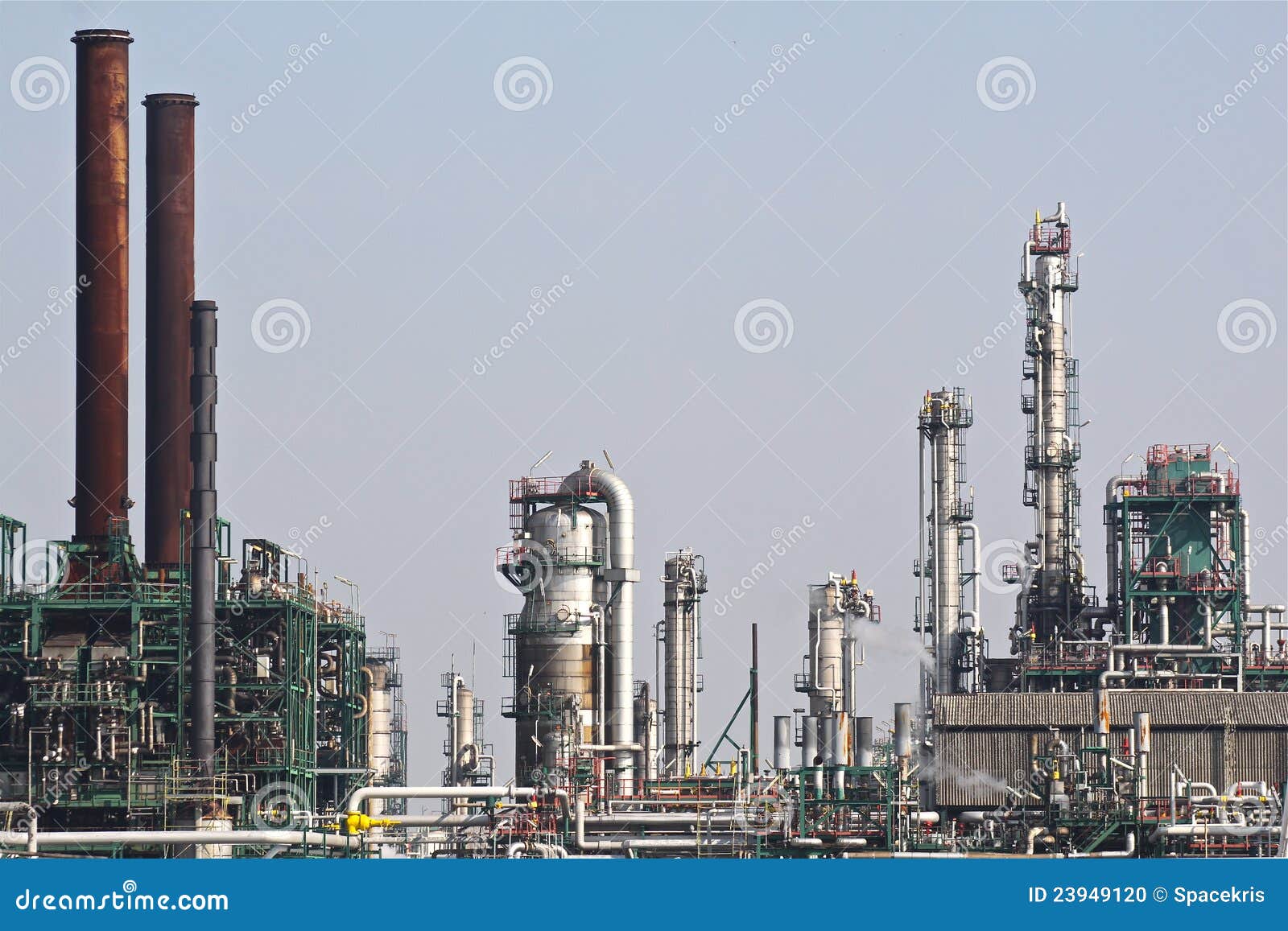 Chemical plant stock photo. Image of chemical, huge, multinational ...