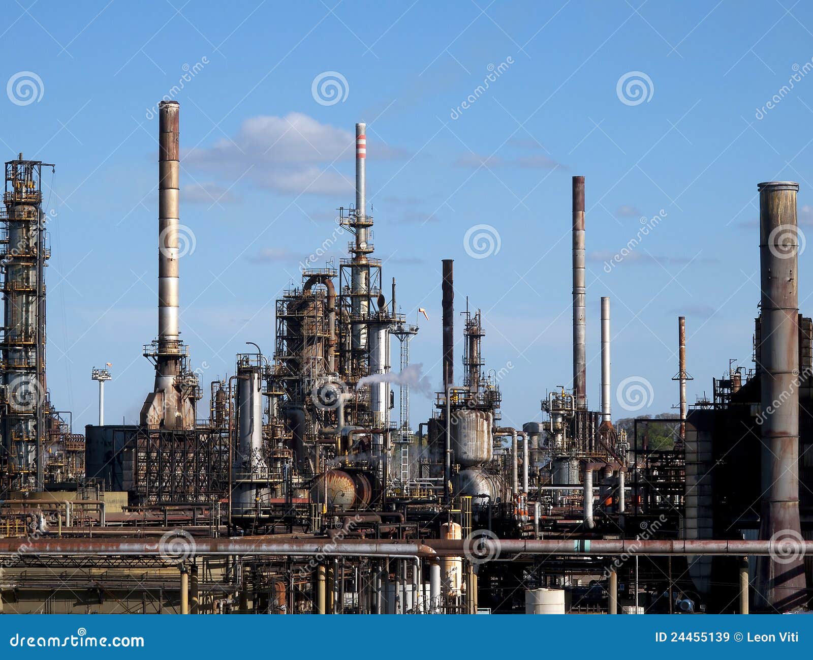 Chemical plant stock image. Image of distill, industrial - 24455139