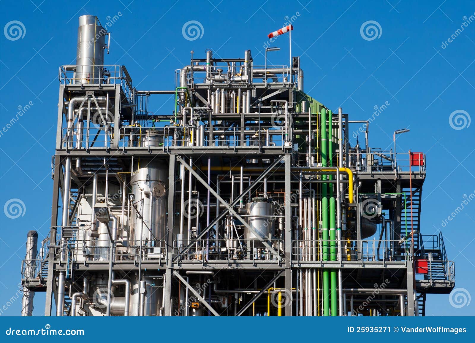Chemical plant stock image. Image of corporate, chemical - 25935271