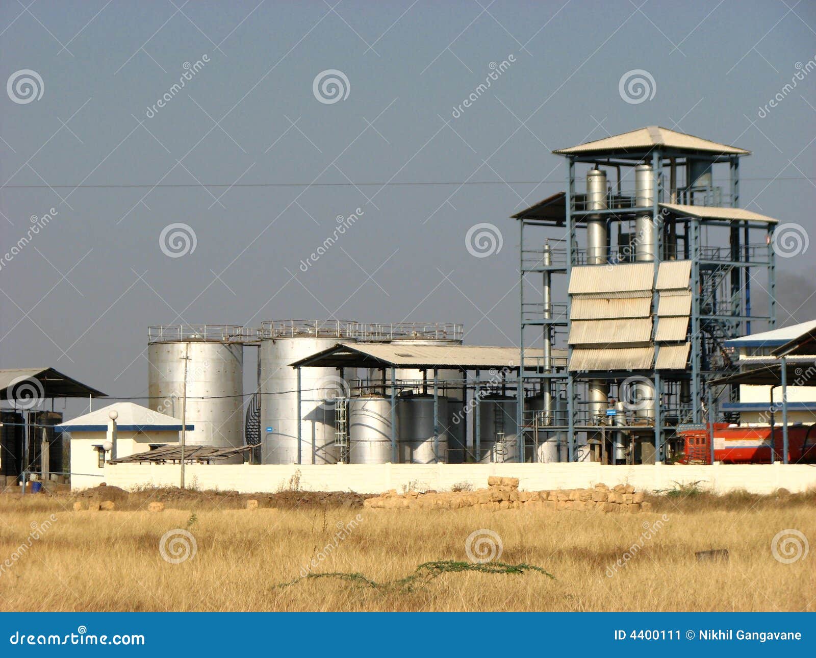 Chemical Plant stock image. Image of chemicals, installation - 4400111