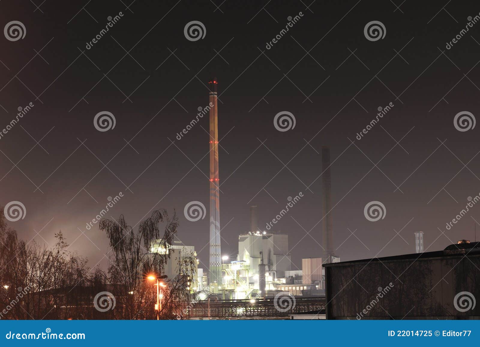 Merck Pharmaceutical and Chemical Plant Stock Image - Image of chimney ...