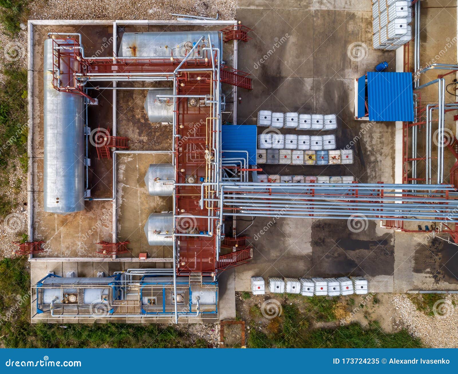 Chemical Production from a Height Stock Image - Image of chemistry ...