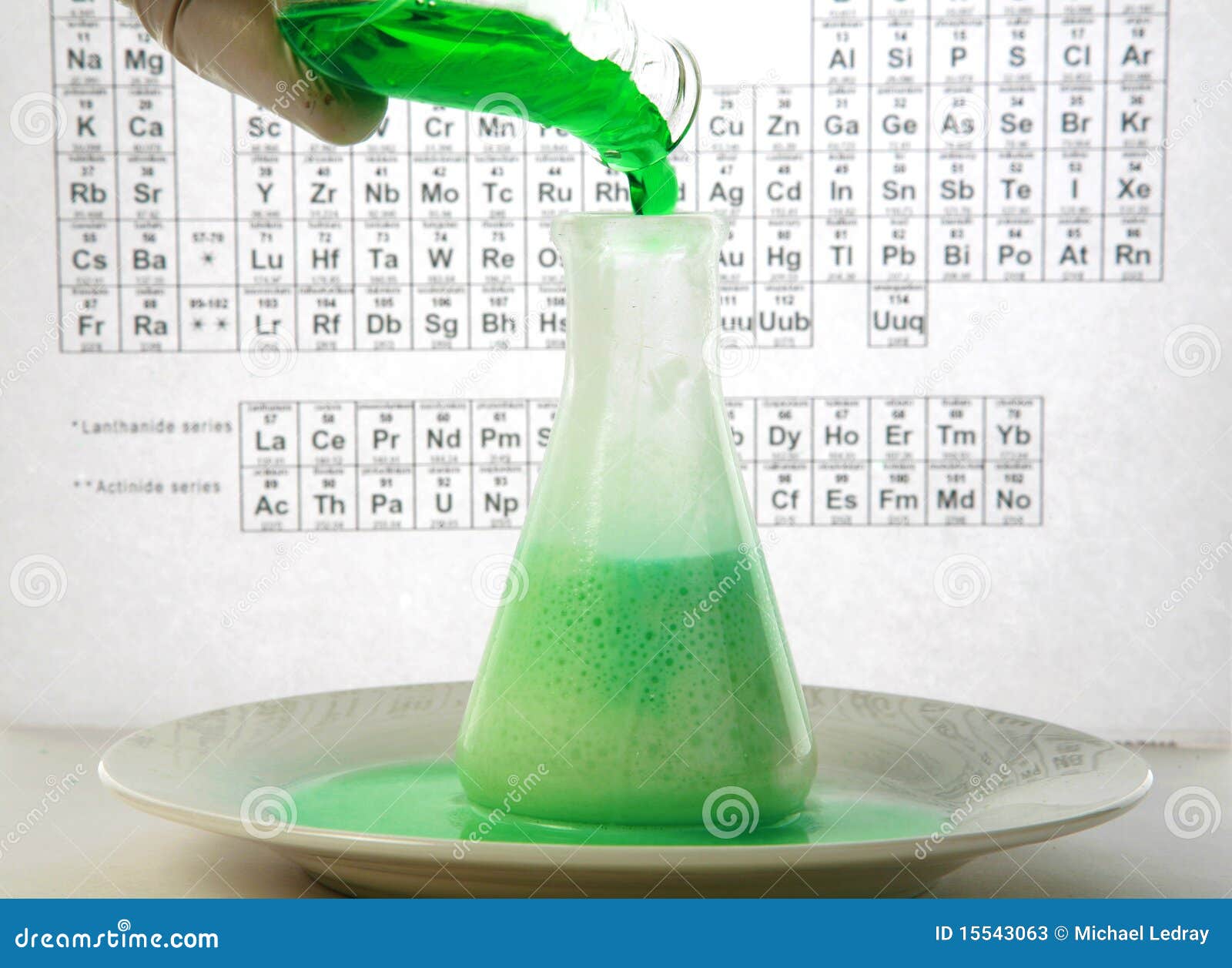 Violent Chemical Reaction Of Hydrogen Peroxide Decomposition In A ...