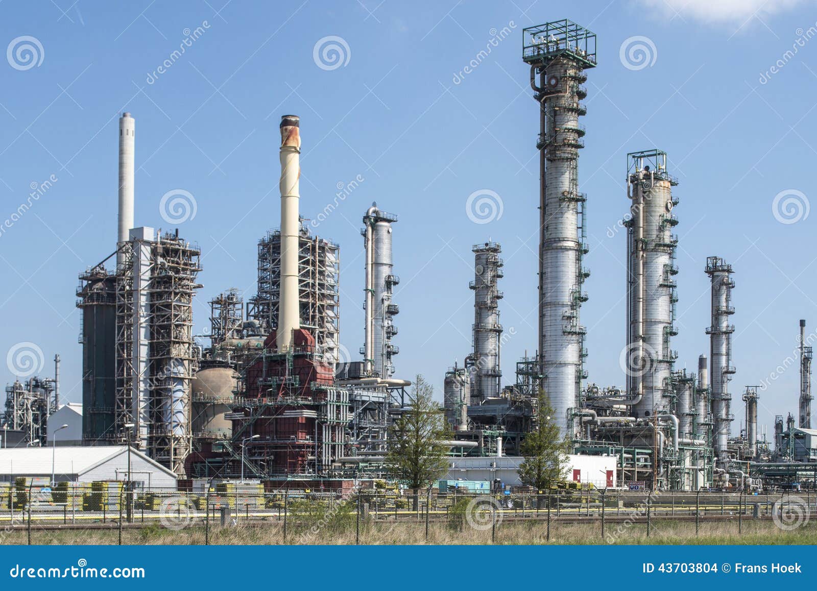 Chemical Refinery in Botlek Rotterdam Stock Photo - Image of morning ...