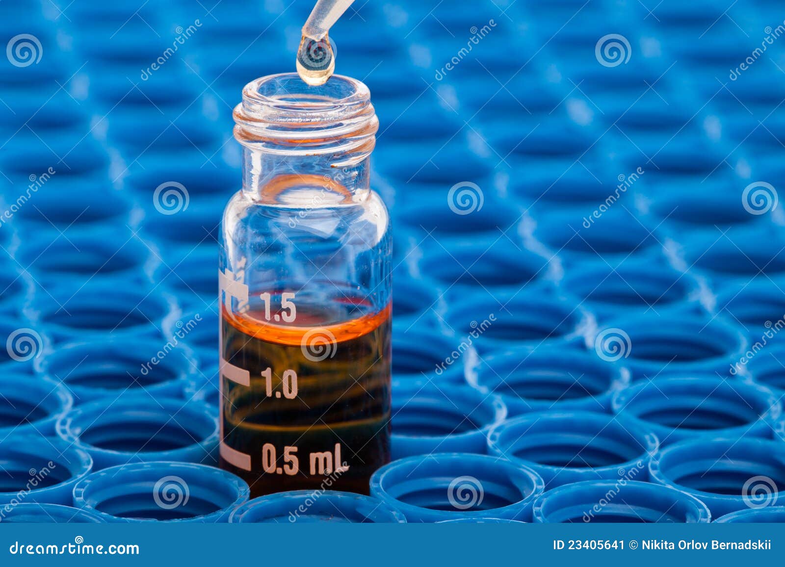 Chemical Research - Sample Preparation Stock Image - Image of pipet ...