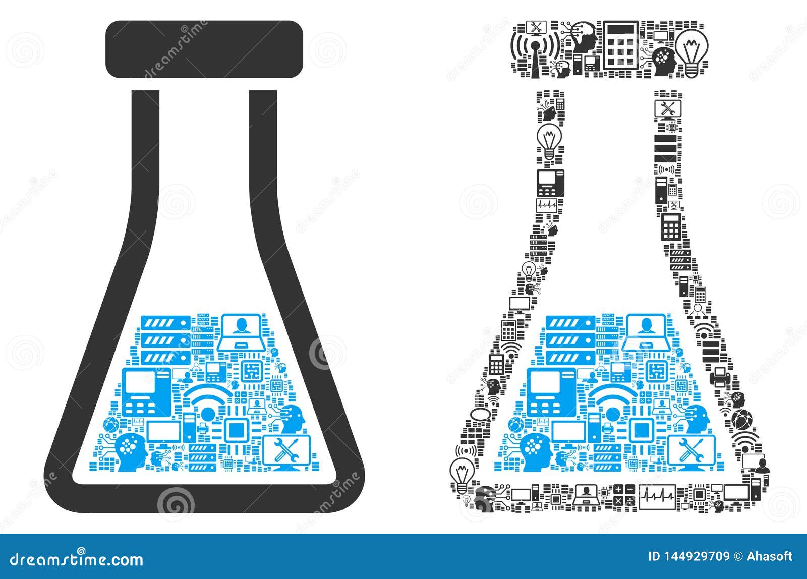 Chemical Retort Mosaic Icon for BigData and Computing Stock Vector ... Chemical Retort Mosaic Icon for BigData and Computing Stock Vector ...