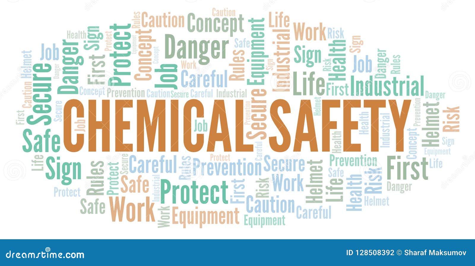 Chemical Safety Word Cloud. Stock Illustration - Illustration of ...