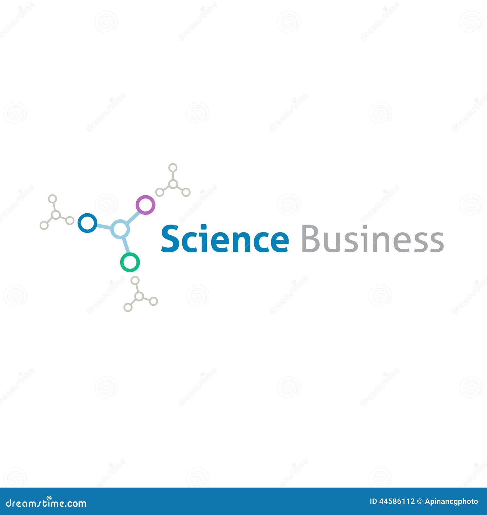 Chemical Science Business Logo Template Stock Vector - Illustration of ...