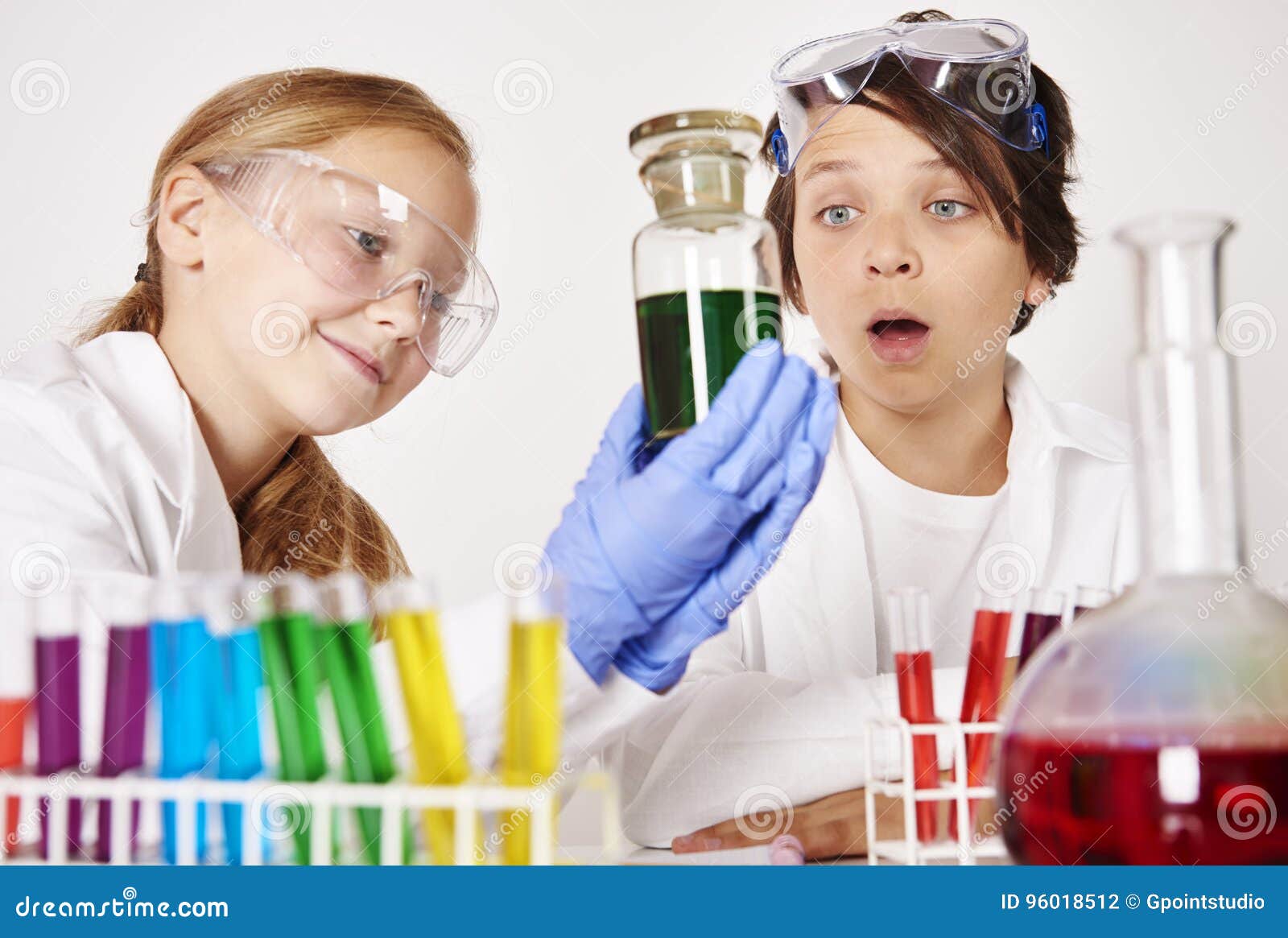 Chemical science stock photo. Image of holding, experiment - 96018512