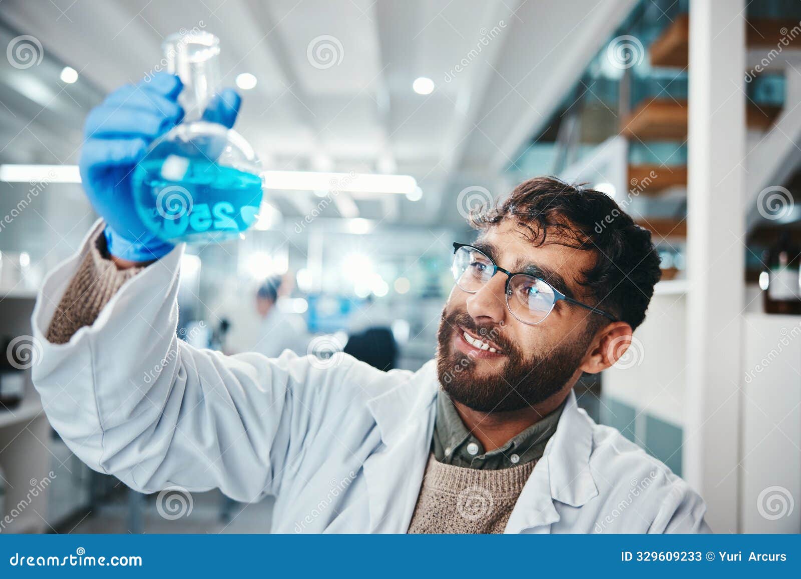 Chemical, Science and Solution with Man in Laboratory for Breakthrough ...