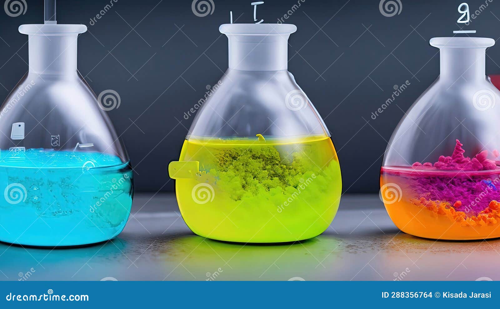 The Scientist is Doing an Experiment in the Science Room Stock ...