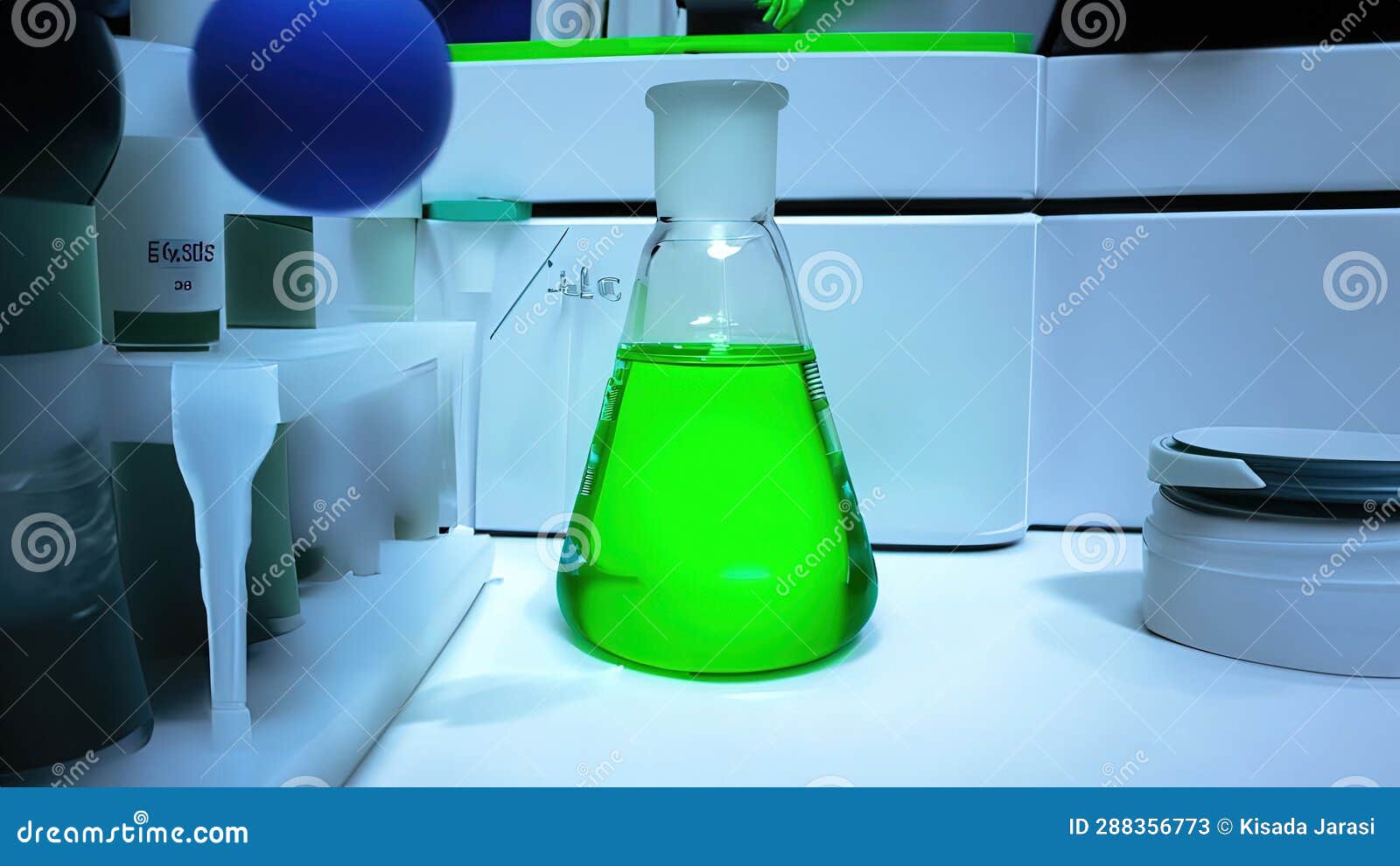 The Scientist is Doing an Experiment in the Science Room Stock ...