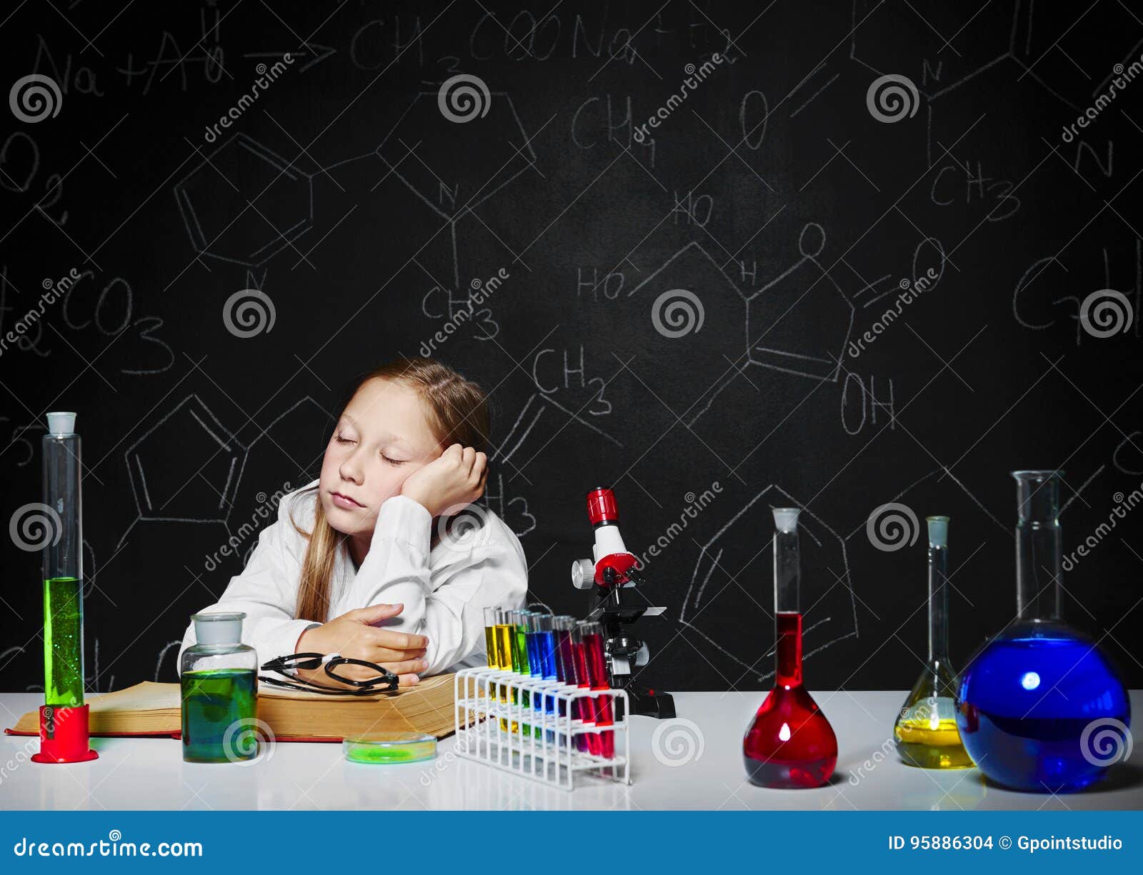 Chemical science stock photo. Image of dark, childhood - 95886304