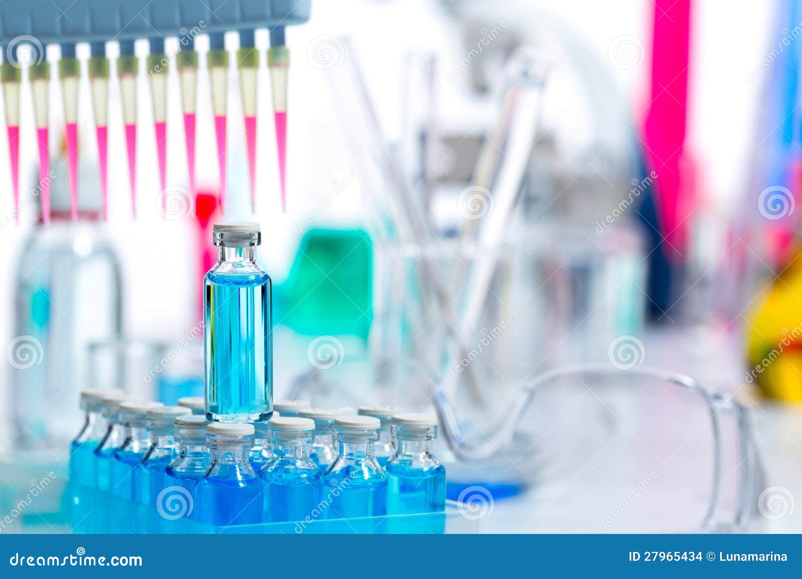 Scientific Laboratory With A Couple Of Electron Microscopes Royalty ...