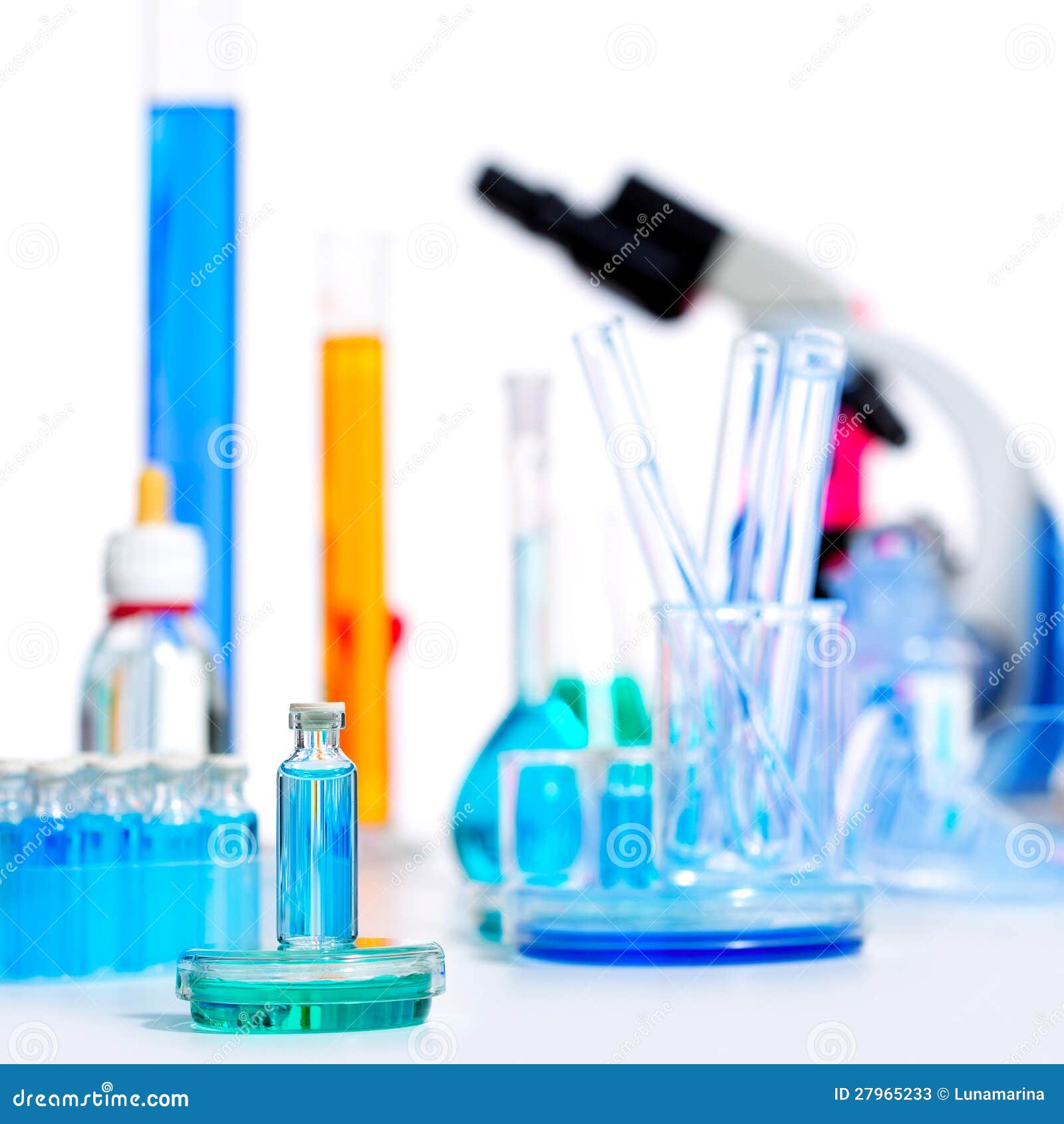 Chemical Scientific Laboratory Stuff Test Tube Flask Stock Image ...
