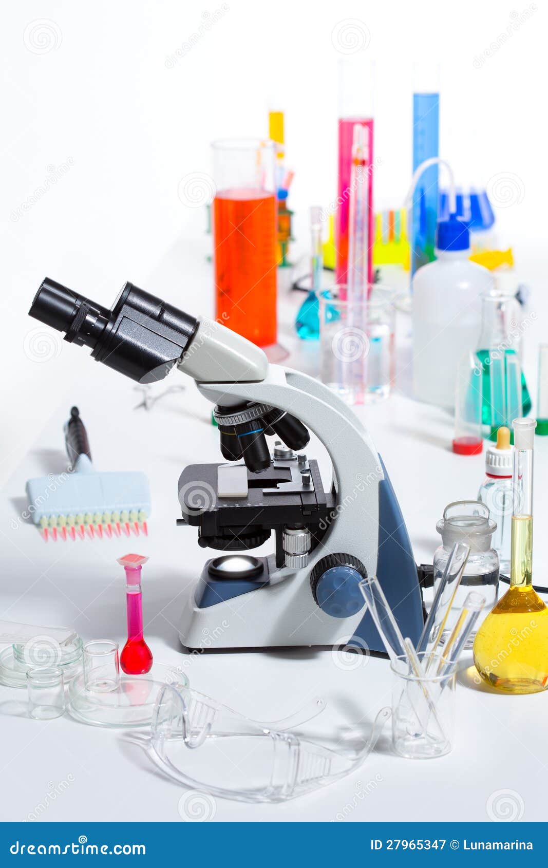 Chemical Scientific Laboratory Stuff Test Tube Flask Stock Image ...