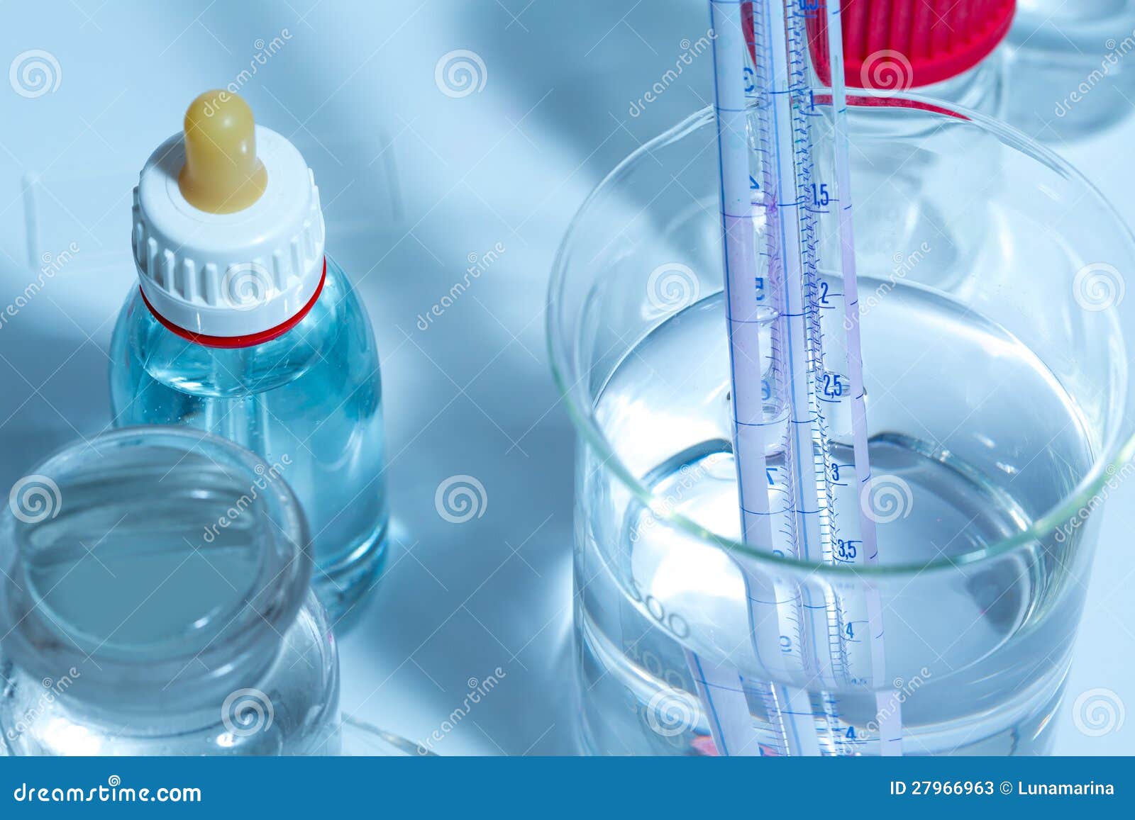 Chemical Scientific Laboratory Stuff Test Tube Flask Stock Image ...
