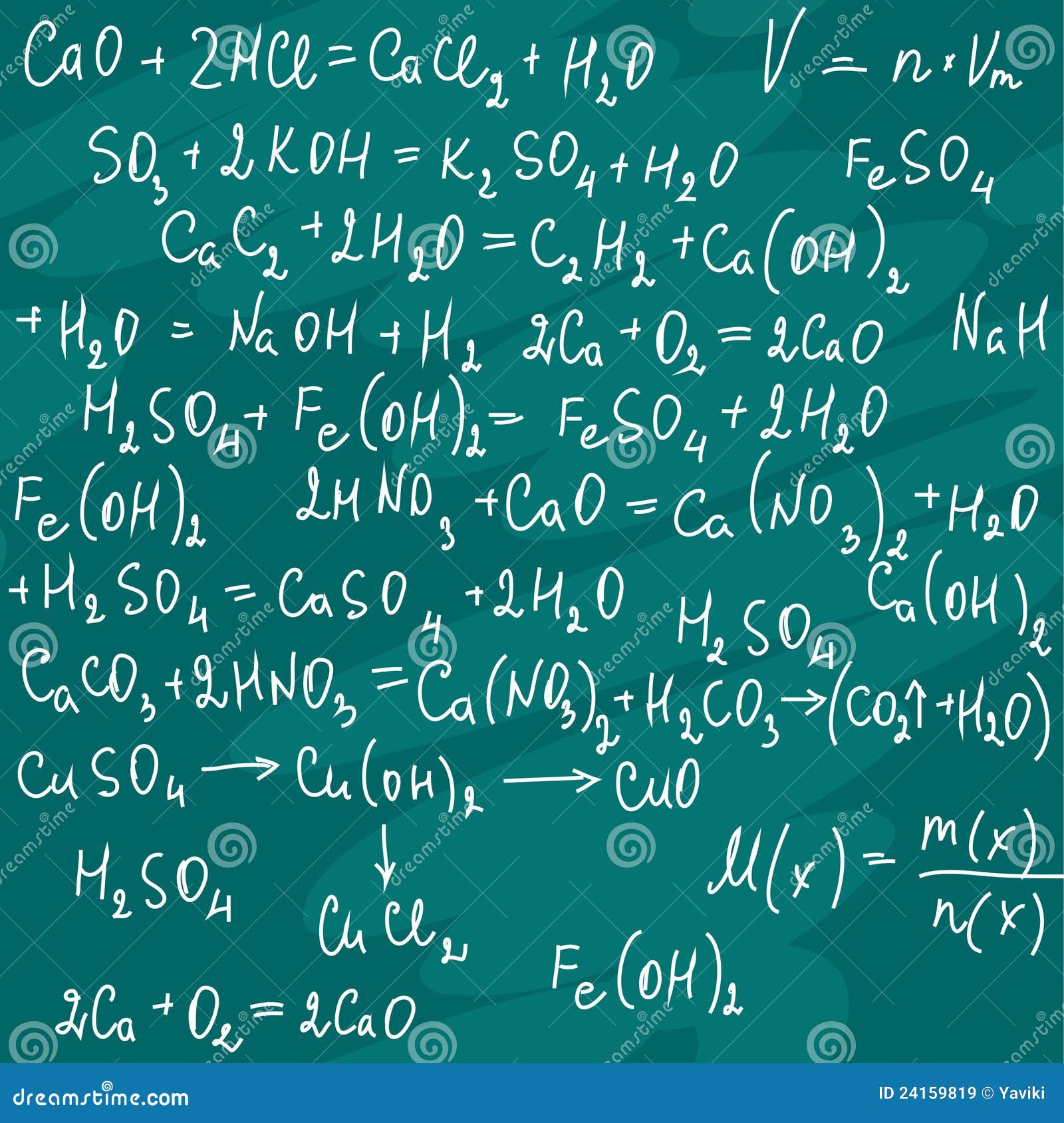 Chemical seamless stock vector. Illustration of mathematics - 24159819