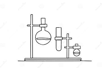 A Chemical Solution Experiment Stock Vector - Illustration of ...