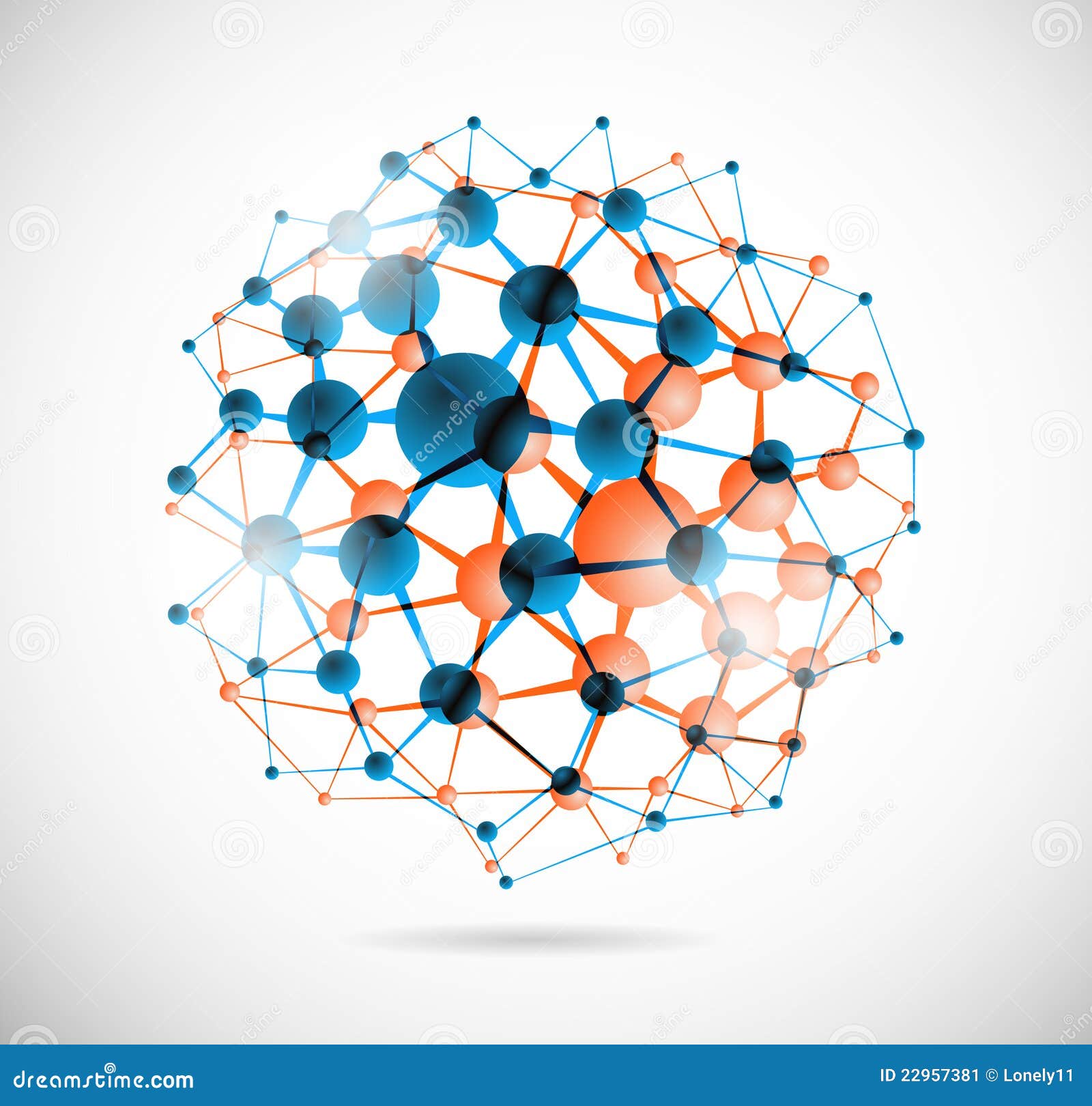 Chemical sphere stock vector. Illustration of molecule - 22957381