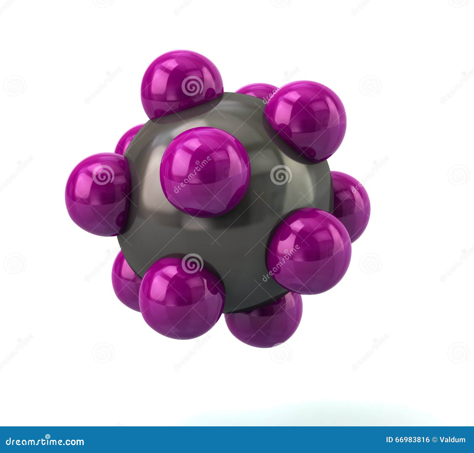 Chemical sphere stock illustration. Illustration of concept - 66983816